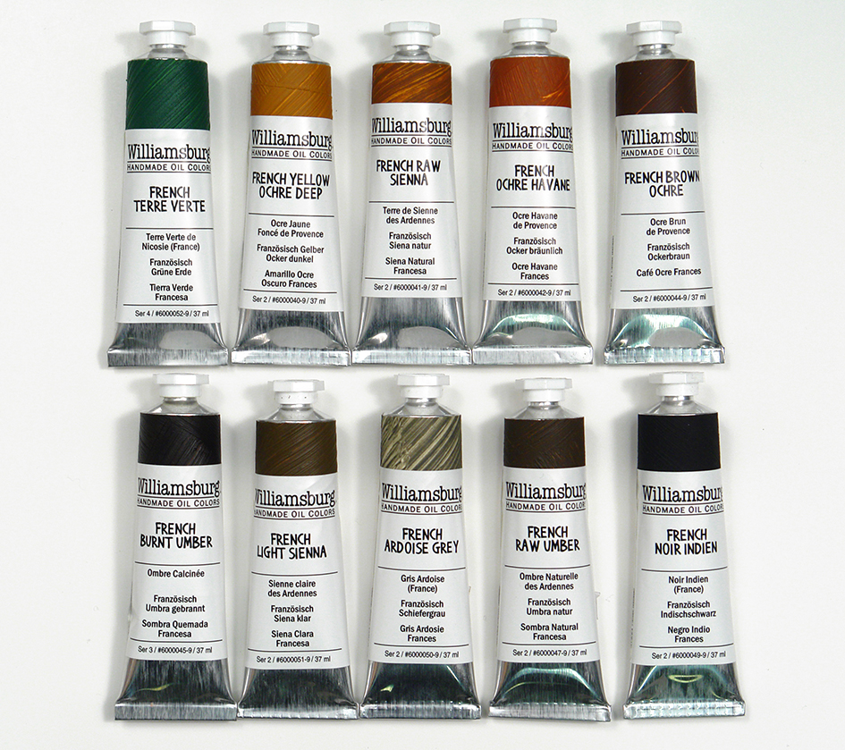 Williamsburg Oils French Earth Colors